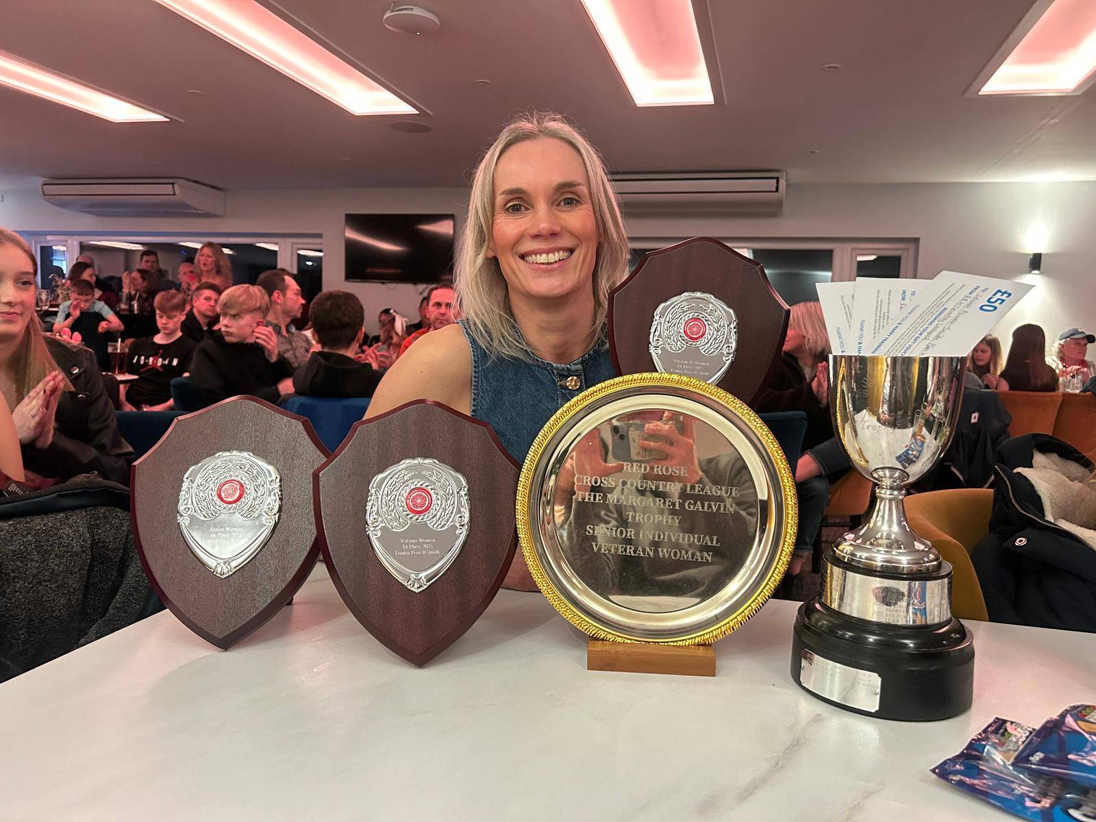 Louisa recognised at Red Rose Cross Country League Awards Evening – 5k ...